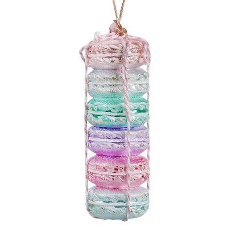 Macaron Stack Ornament By Glitterville Traditions