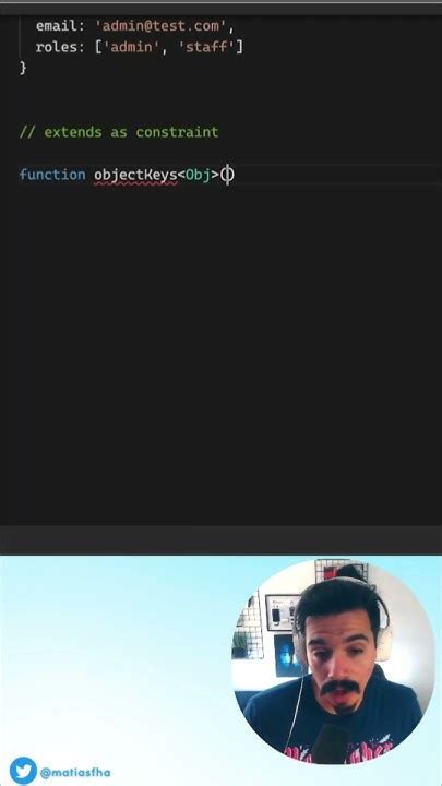 Wtf Does The Extends Keyword In Typescript Youtube