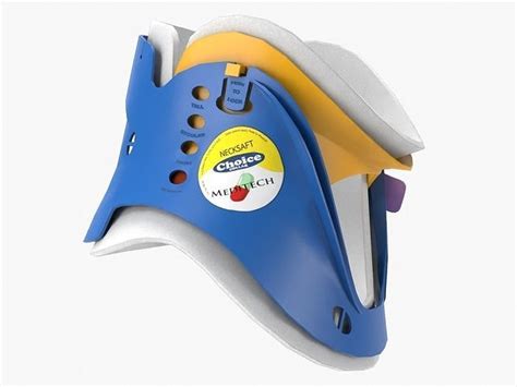 3d Model Cervical Collar Vr Ar Low Poly Cgtrader