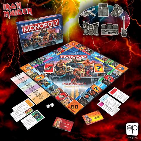 Iron Maiden Monopoly Entertainment Earth