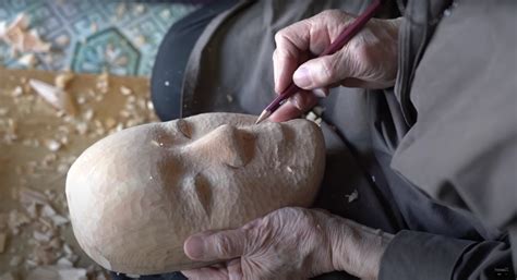 A New Video Reveals How A Traditional Japanese Noh Mask Emerges From A