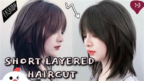 Short Layered Haircut Tutorial Step By Step Short Layered Haircuts