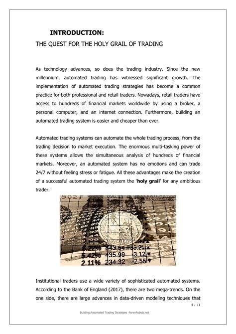 Building Automated Trading Strategies For Trading The Global Financial