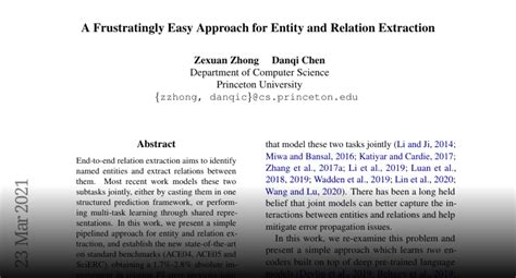 paper page a frustratingly easy approach for entity and relation