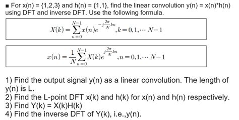 Solved Forxn 123 And Hn 11 Find The Linear