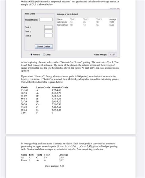 Solved Write A GUI Application That Keep Track Babes Chegg Com