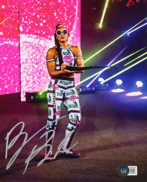 Bianca Belair Signed Wwe X Photo Beckett Pristine Auction