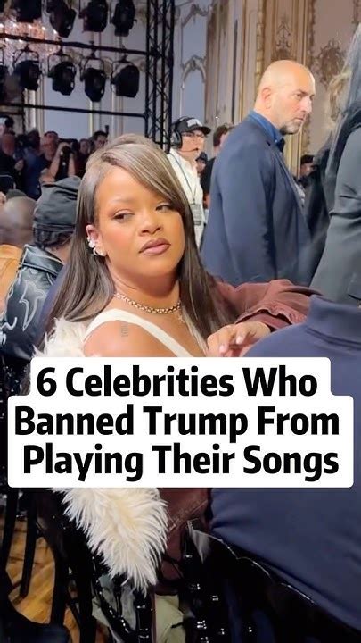 6 Celebrities Who Banned Trump From Playing Their Songs Fyp Foryou
