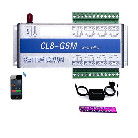 Cl8 Gsm Nc Wireless Sms Alert Alarm System Temperature Monitoring Gsm Alarm Sensor With Power