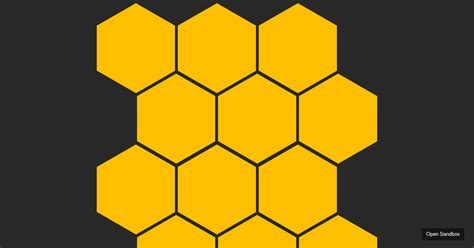 Hexagon Grid Codesandbox