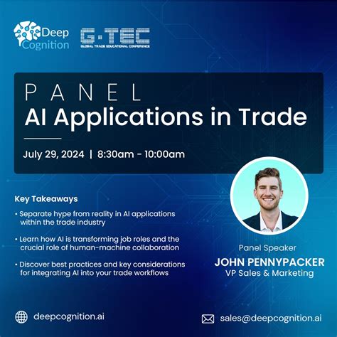 Gtec Ai Tradeinnovation Digitaltransformation John Pennypacker
