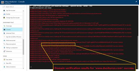 Ssl Certification Of An Azure Website Via Lets Encrypt