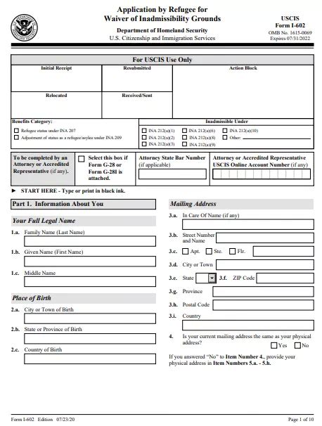 Fillable Form I 602 2020 Edit Sign And Download In Pdf Pdfrun