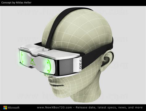 Xbox 720 Concept Design Kinect 3d Glasses Virtual Reality Headset