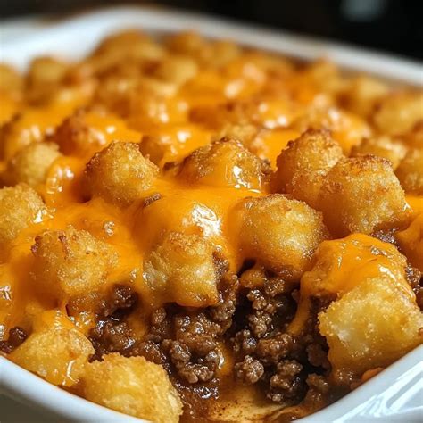 Classic Tater Tot Ground Beef Casserole Kitchen Scroll