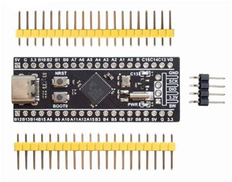 Плата разработчика Minif4 на Stm32f401 с Usb Type C Из личного Diy