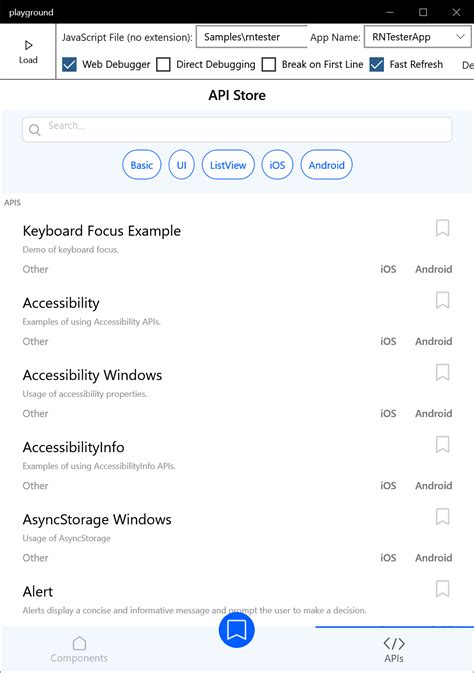 Add Windows As A Platform Filter To Redesigned Rntester · Issue 6314 · Microsoftreact Native