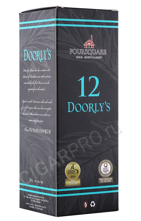 Doorlys 12 Years купить Ром Дурлис 12 лет 0.7л в подарочной упаковке цена