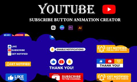 Create Youtube Subscribe Button Animation By Vishii S Fiverr