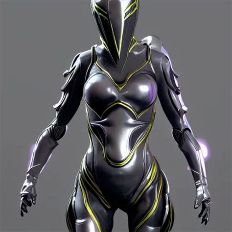 Female Warframe In Mirror Reflective Outfit 8k Stable Diffusion