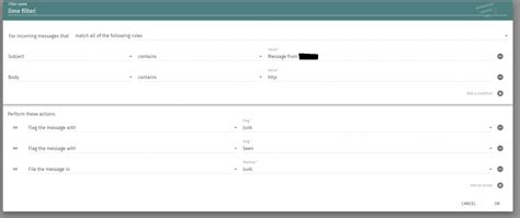 sogo filter being ignored mailcow community