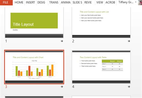 Striped Black Border PowerPoint Template
