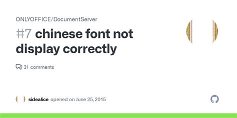 Chinese Font Not Display Correctly · Issue 7 · Onlyoffice