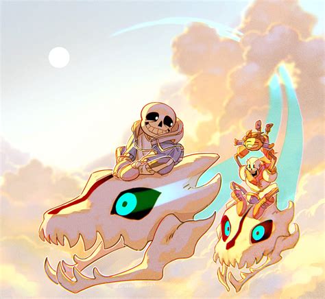 Frisk Sans And Papyrus Undertale Drawn By Korokor Danbooru