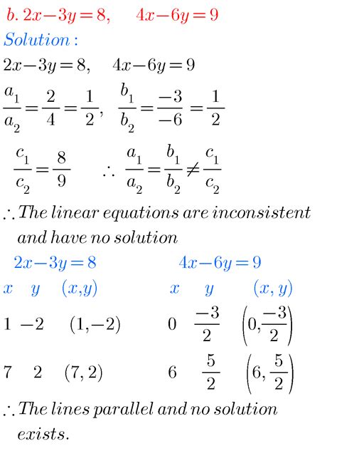 Ssc Maths Solutions For Pair Of Linear Equations In Two Variables Class