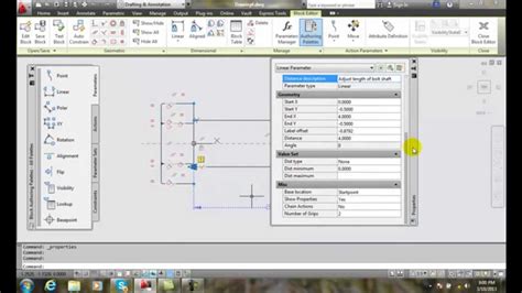 Autocad Ii 26 10 Linear Parameters Youtube