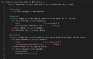 Bdd Basics Gherkin Language And Rules For Ui Scenarios