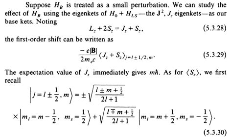 What Is The Eigenvalue Of Angular Momentum Zeeman