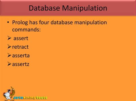 Prolog Database Manipulation In Prolog Pptx