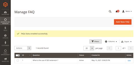 Magento SEO Extension User Guide