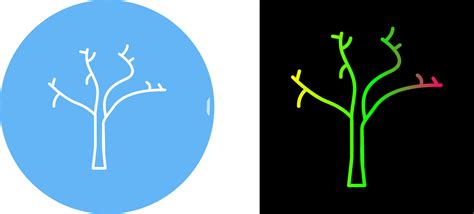 Tree With No Leaves Icon Design Vector Art At Vecteezy