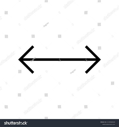 Move Left Right Arrow Stock Vector Royalty Free Shutterstock