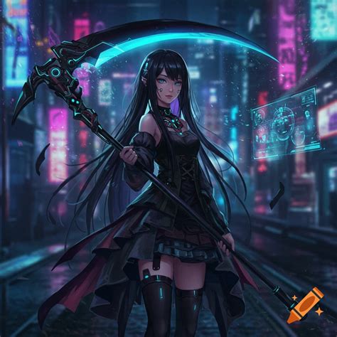 Anime Girl With Scythe
