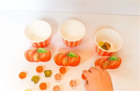 Colorful Fall Bead Sorting Activity For Preschoolers