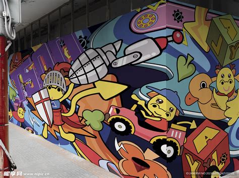 墙面样机设计图 Vi设计 广告设计 设计图库 昵图网