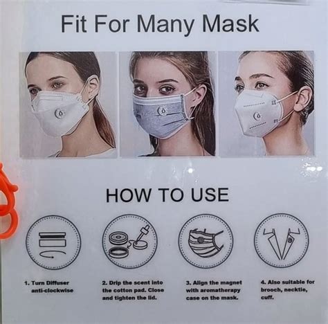 Mask Diffuser Health Nutrition Face Masks Face Shields On Carousell