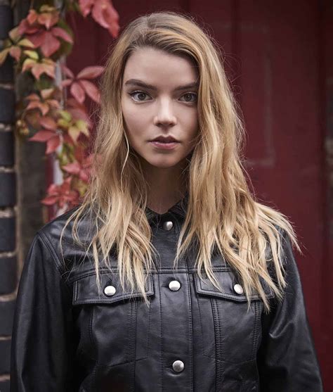 Flower Anya Taylor Joy The Laterals Leather Jacket Jackets Expert