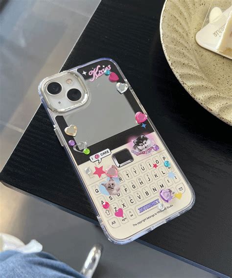 미러 쿼티 자판 케이스 꾸미기 스티커 에이블리