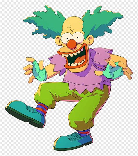 Krusty The Clown Cartoon Clown Png Pngwing