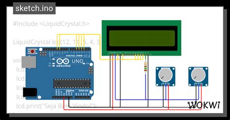 Lcd 16x2 Wokwi Esp32 Stm32 Arduino Simulator