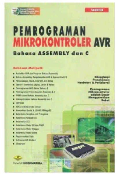 Pemrograman Mikrokontroler Avr Bahasa Assembly Dan C Cd Lazada Indonesia