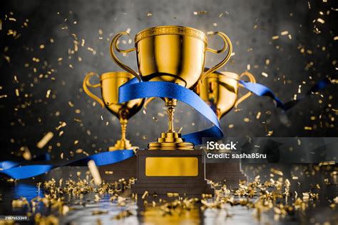 비디오 게임 최우수상 우승 트로피 E스포츠 1위 경쟁 법적 소송에서 승소 법정 소송에서 승소하십시오 결승선에 도달하세요 당첨되신 것을 축하드립니다 3d 렌더링 상에 대한