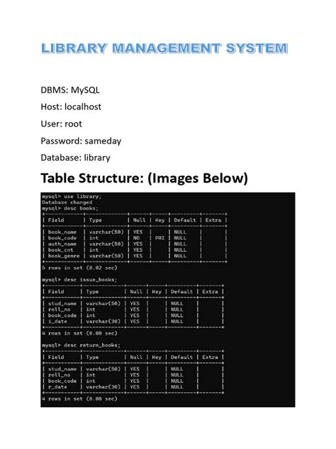 library management system pdf databases data