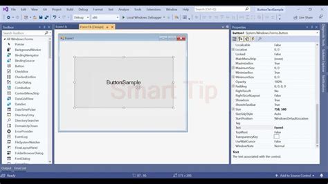 Button Text C Cli Windows Forms Visual Studio Code Diagnostic Tool Coding Visual