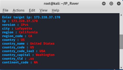 Ip Rover Osint Tool To Get Information Of Any Ip Address Geeksforgeeks