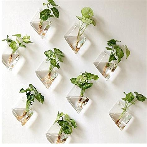 Креативная настенная стеклянная ваза для гидропонных растений украшение для дома и офиса